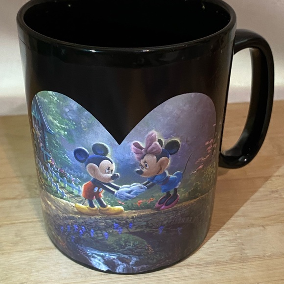 Disney | Dining | Disney Mickey And Minnie Mouse Thomas Kinkade Heat Changing Morphing Coffee ...